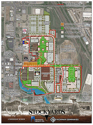 Master plan unveiled for Stockyards redevelopment - Fort Worth Business ...