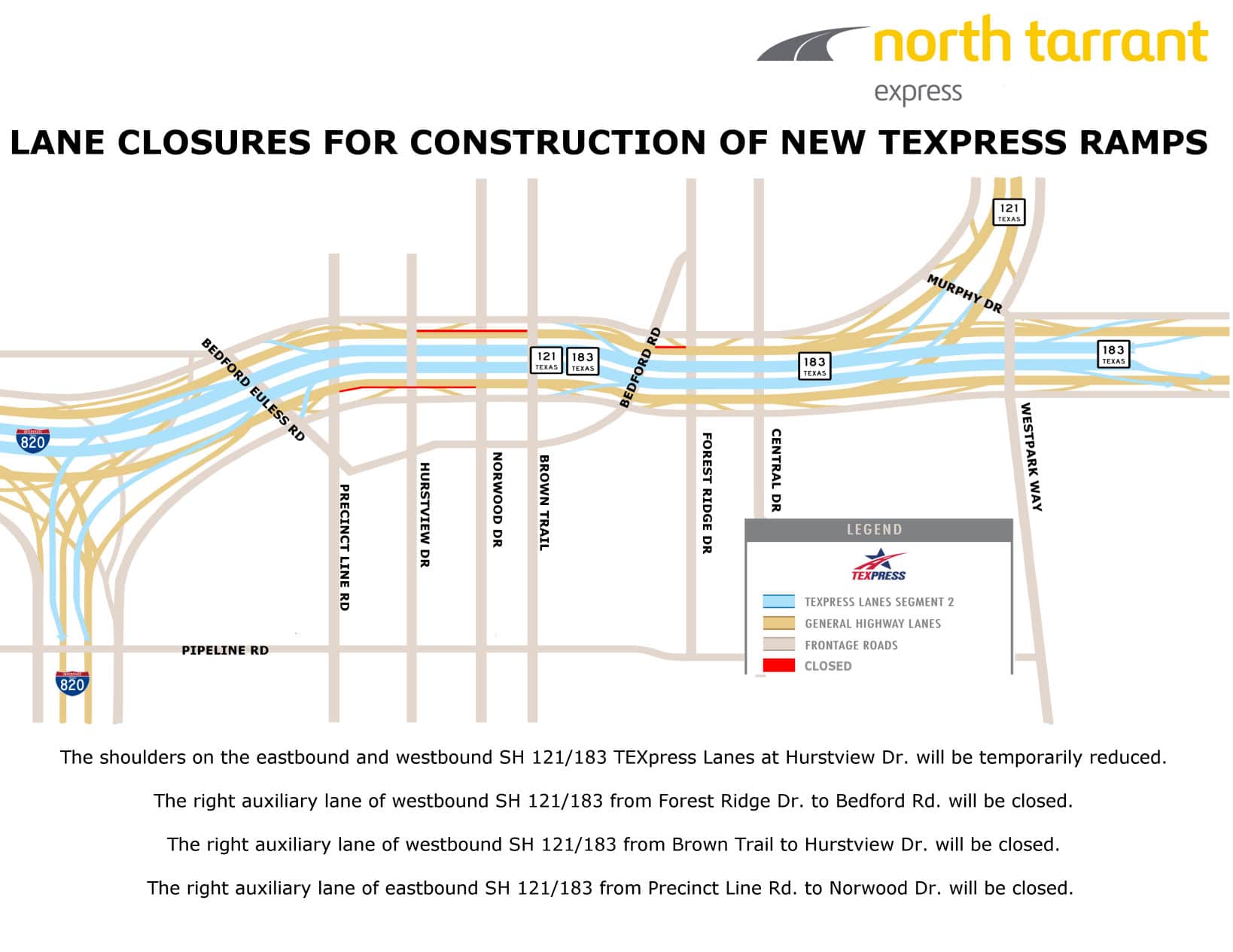 Construction of new TEXpress ramps underway - Fort Worth Business Press