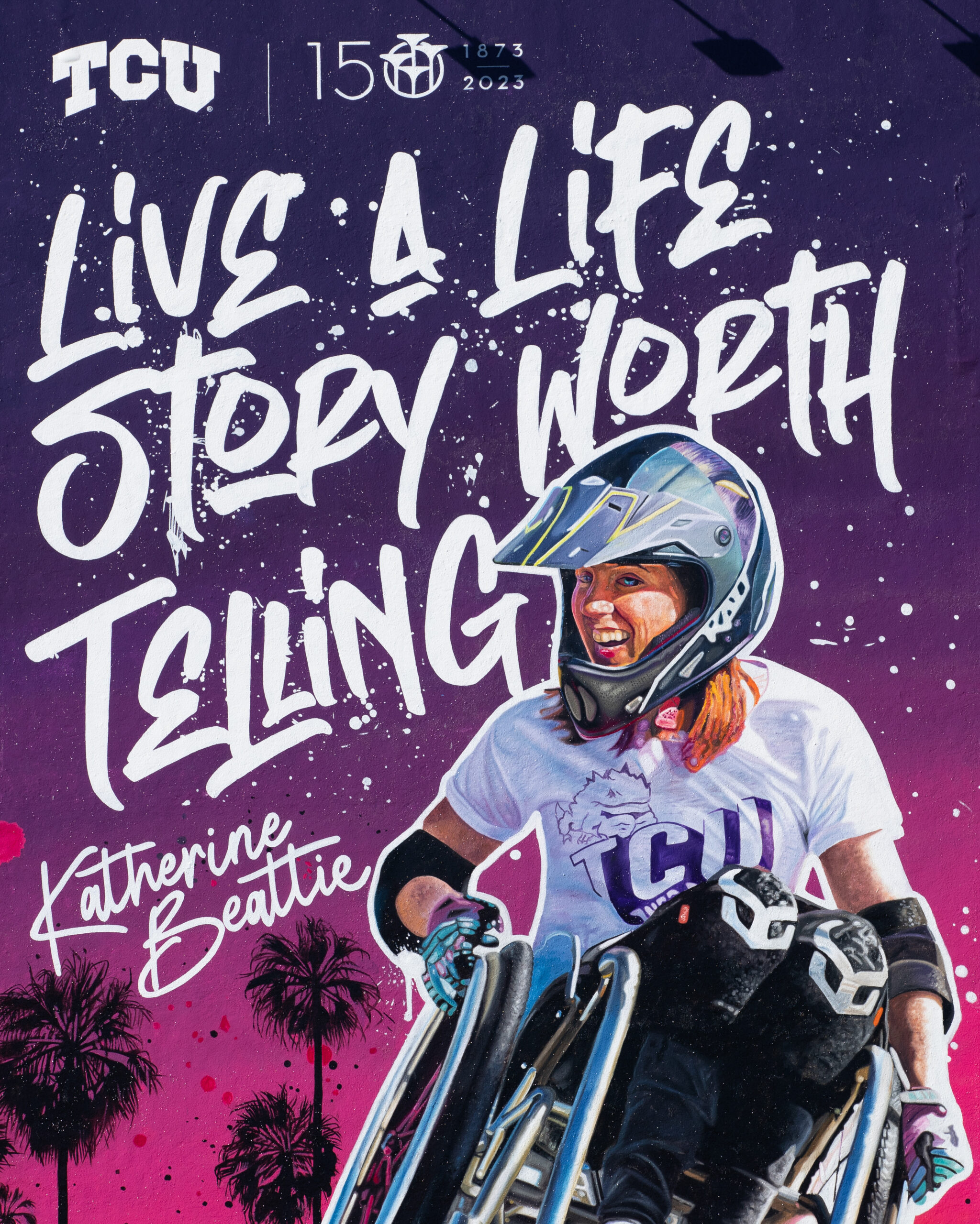 TCU continues 150th anniversary celebration with new mural in Los ...