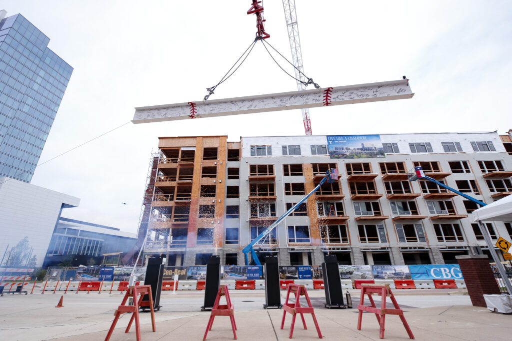 Luxury apartment project One Rangers Way nears completion in Arlington ...